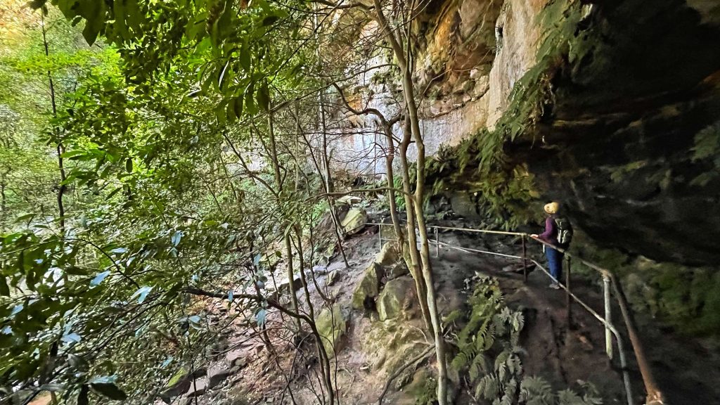 Valley of the Waters loop track via Slack Stairs Wentworth Falls