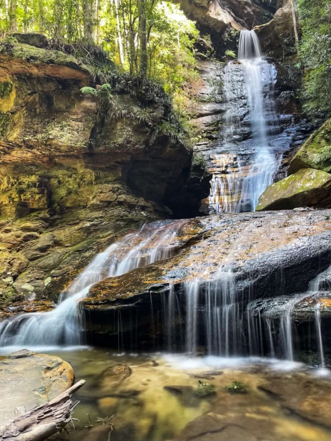 Valley of the Waters loop track via Slack Stairs Wentworth Falls