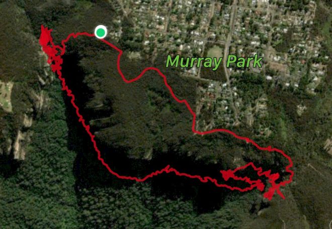 Valley of the Waters loop track via Slack Stairs Wentworth Falls