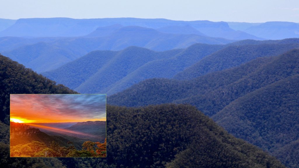 Why are the Blue Mountains Blue