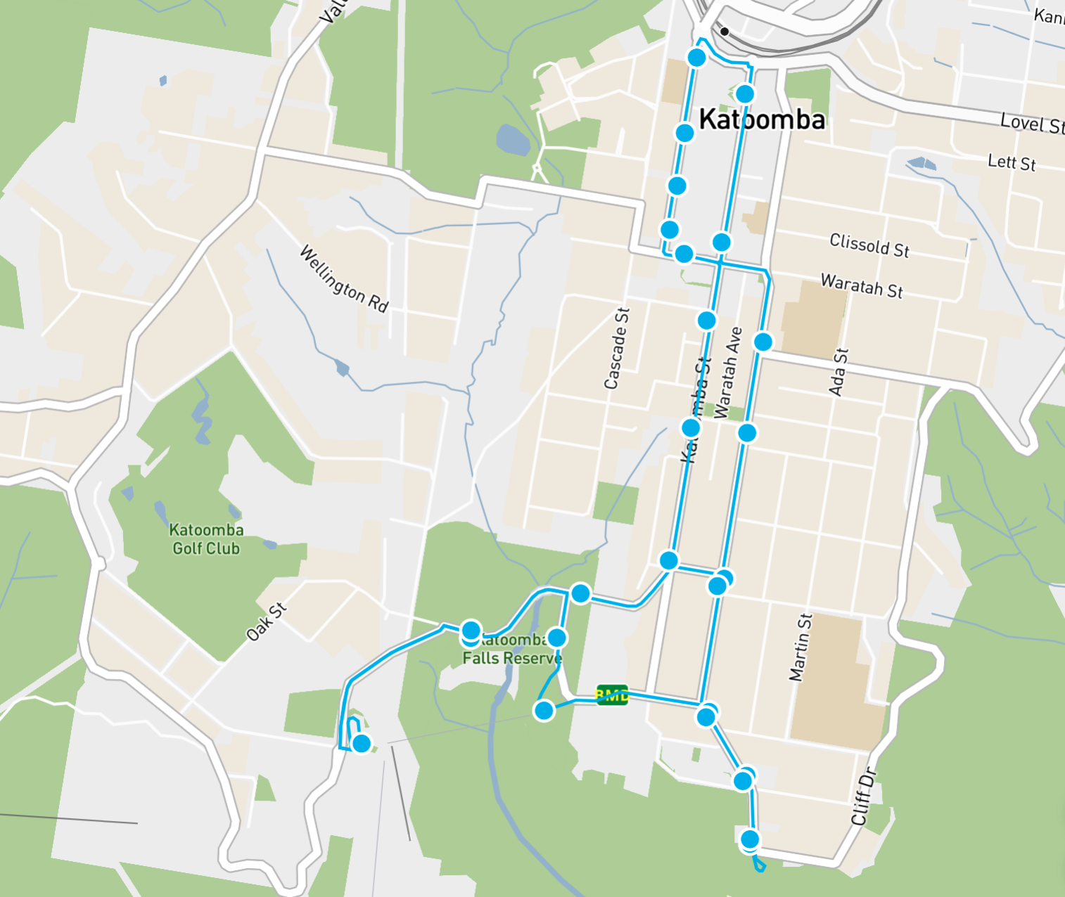 Exploring Katoomba's best locations by bus